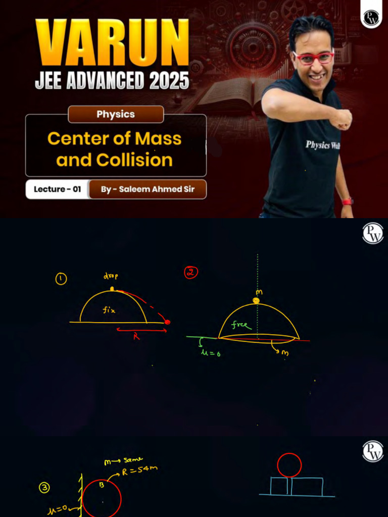 Centre of Mass (Com) | PDF