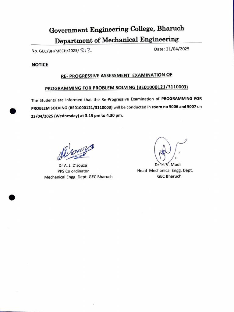 PPS Notice | PDF