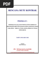 2 RMPK - RMK 2021 - Contoh Format Rencana Mutu Pekerjaan Konstruksi ...