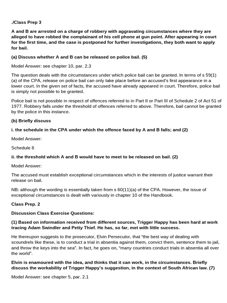 vee exam CPR3701 | PDF | Plea | Arrest