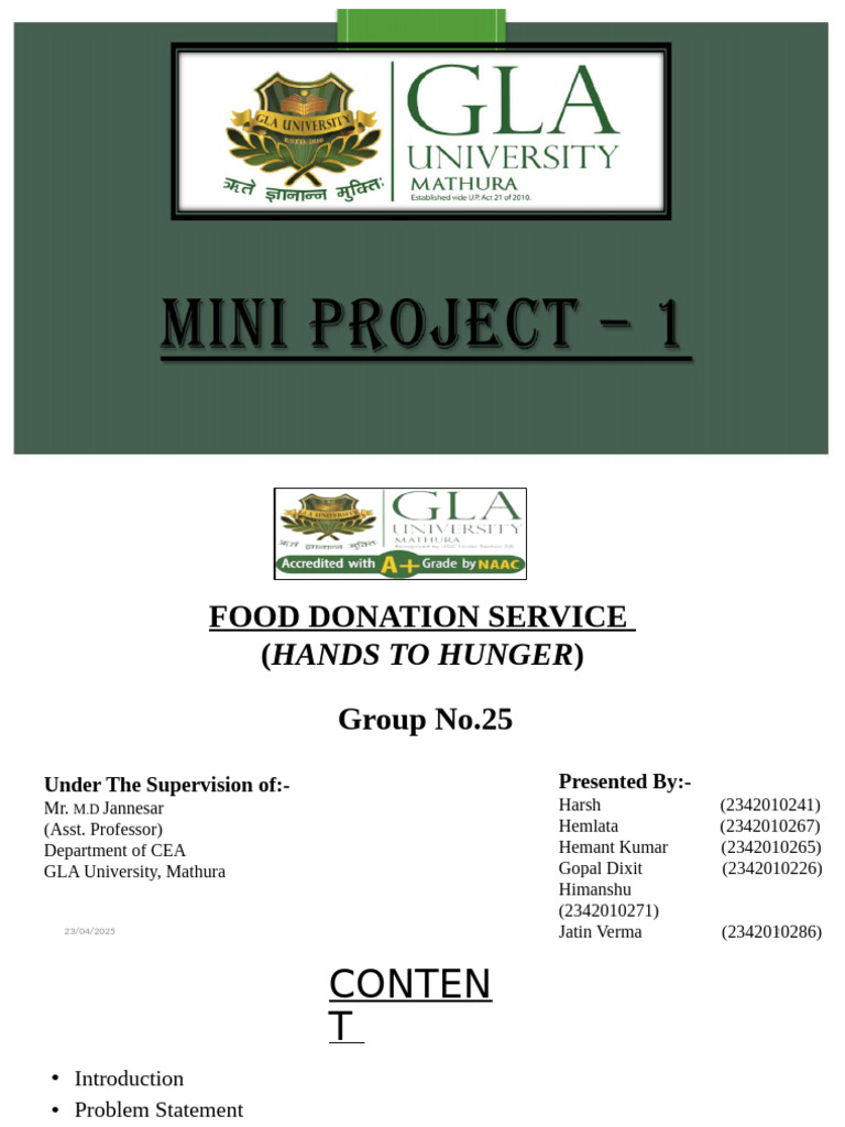 Final Mini Project-2 | PDF | Mobile App | Cloud Computing
