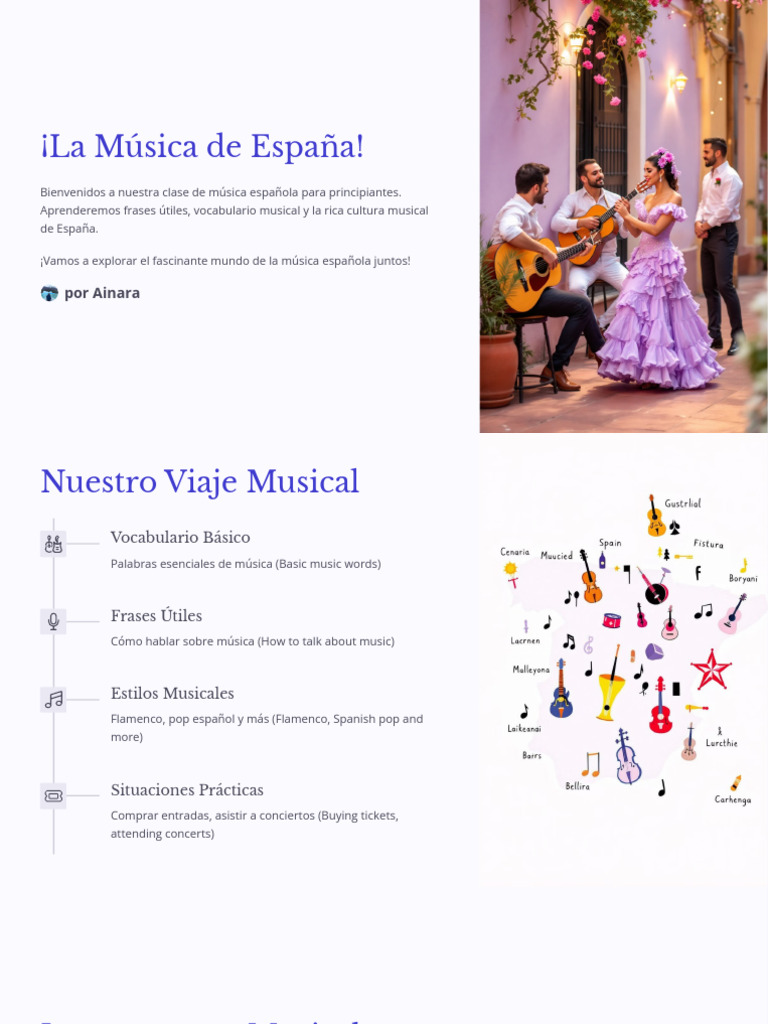 Estilos de Música Española para Principiantes | PDF | Las artes ...