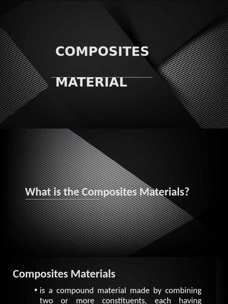 Understanding Composite Materials Basics | PDF | Composite Material ...