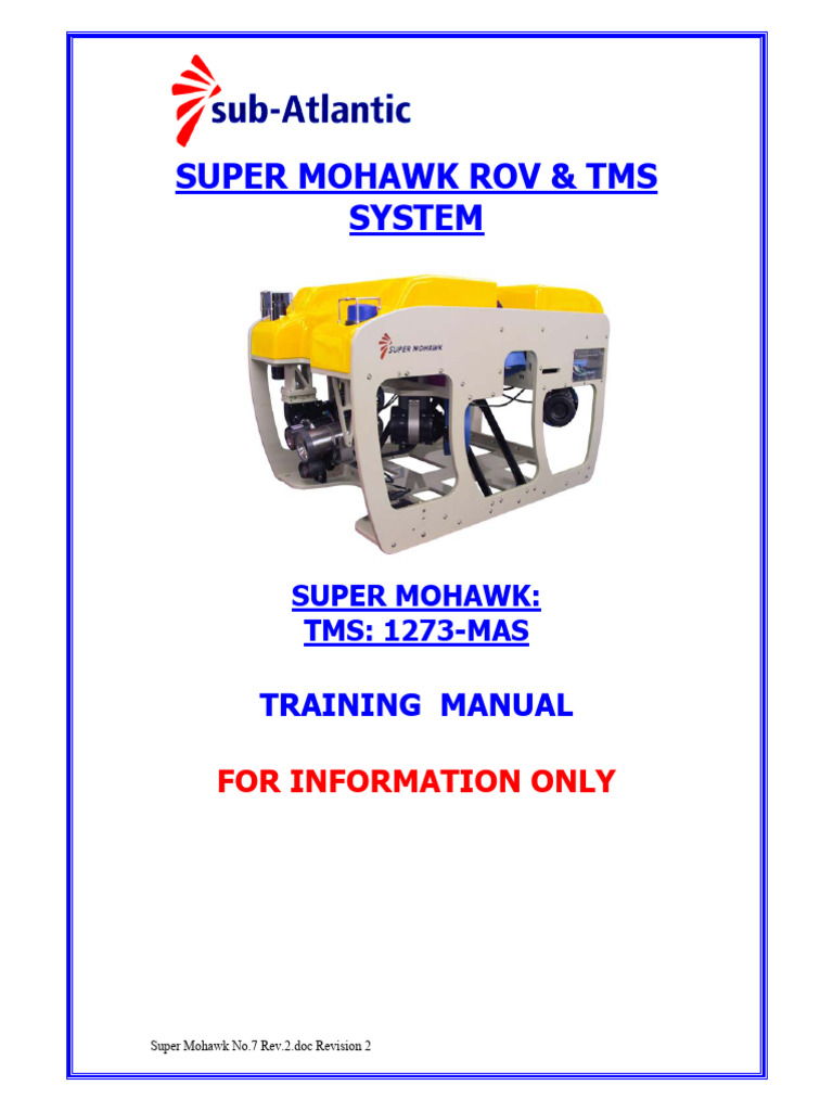 Super Mohawk No.7 Training Manual | PDF | Rocket Engine | Power Supply