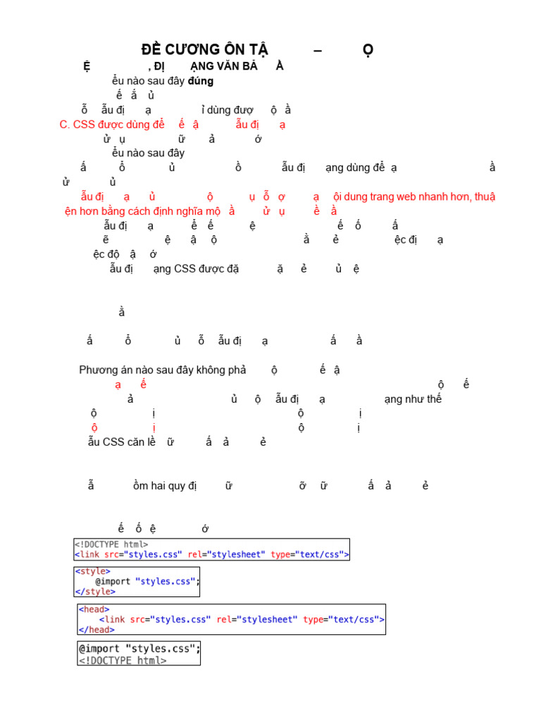 K12_ĐỀ CƯƠNG CUỐI HK2 | PDF