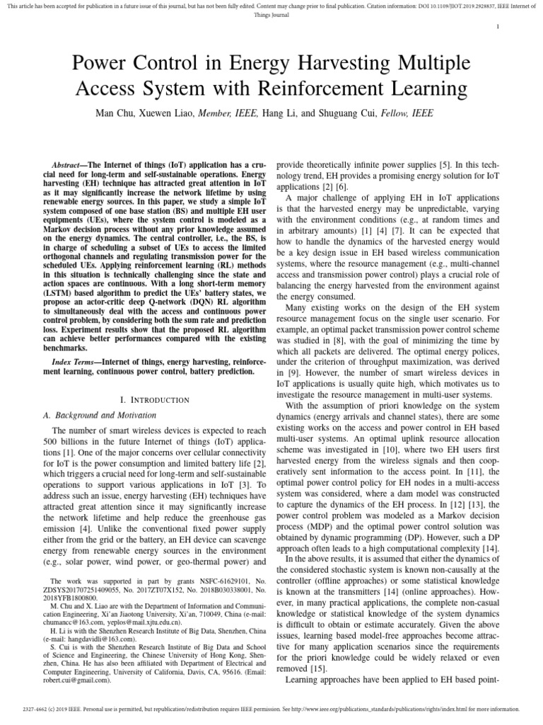 Chu 2019 | PDF | Internet Of Things | Applied Mathematics