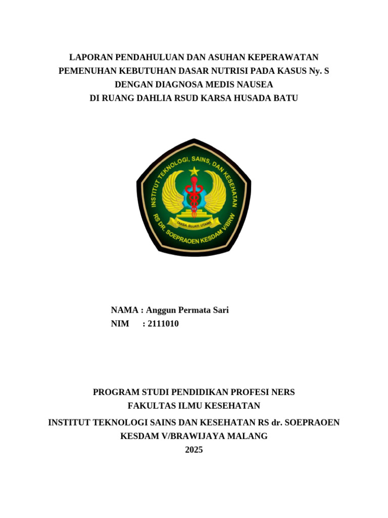 LP Nutrisi Anggun | PDF