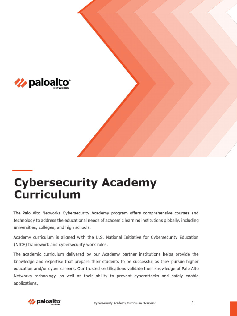 Cybersecurity Academy Curriculum-2023 Overview | PDF | Security ...