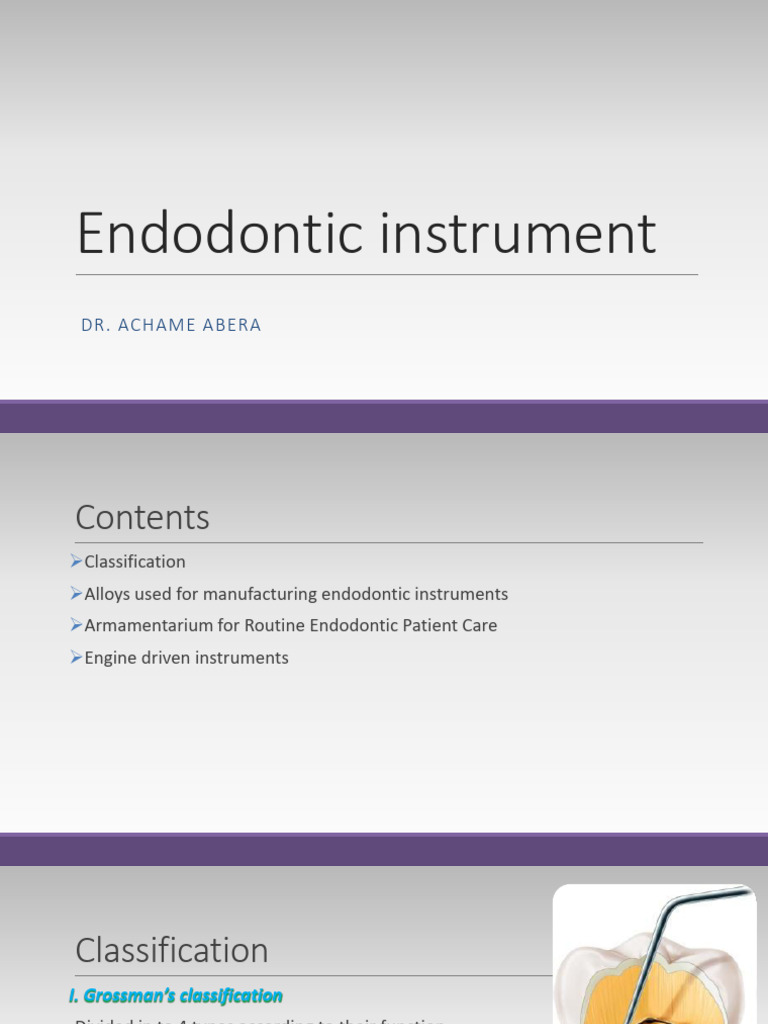 Endodontic Instrument New | PDF | Sterilization (Microbiology)