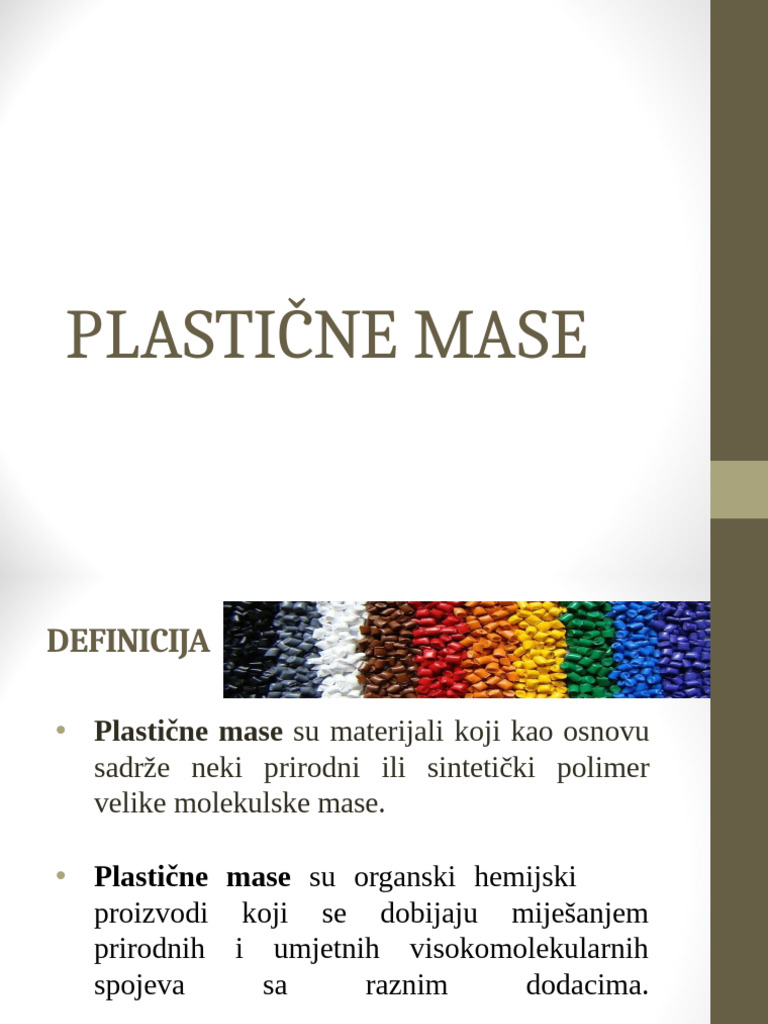 plasticne mase | PDF