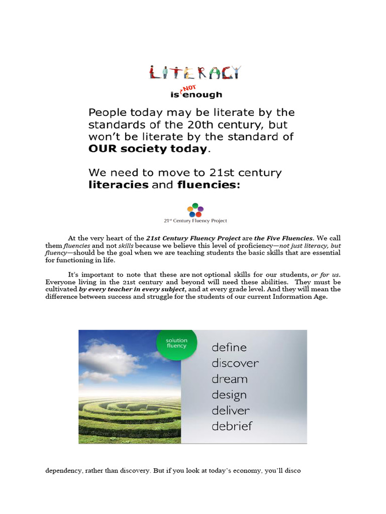 Developing Basic Digital Skills | PDF | Creativity | Fluency