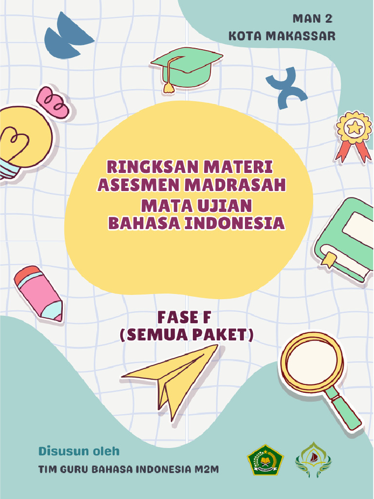 Ringkasan Materi Asesmen Madrasah Bhs Indonesia M2M | PDF