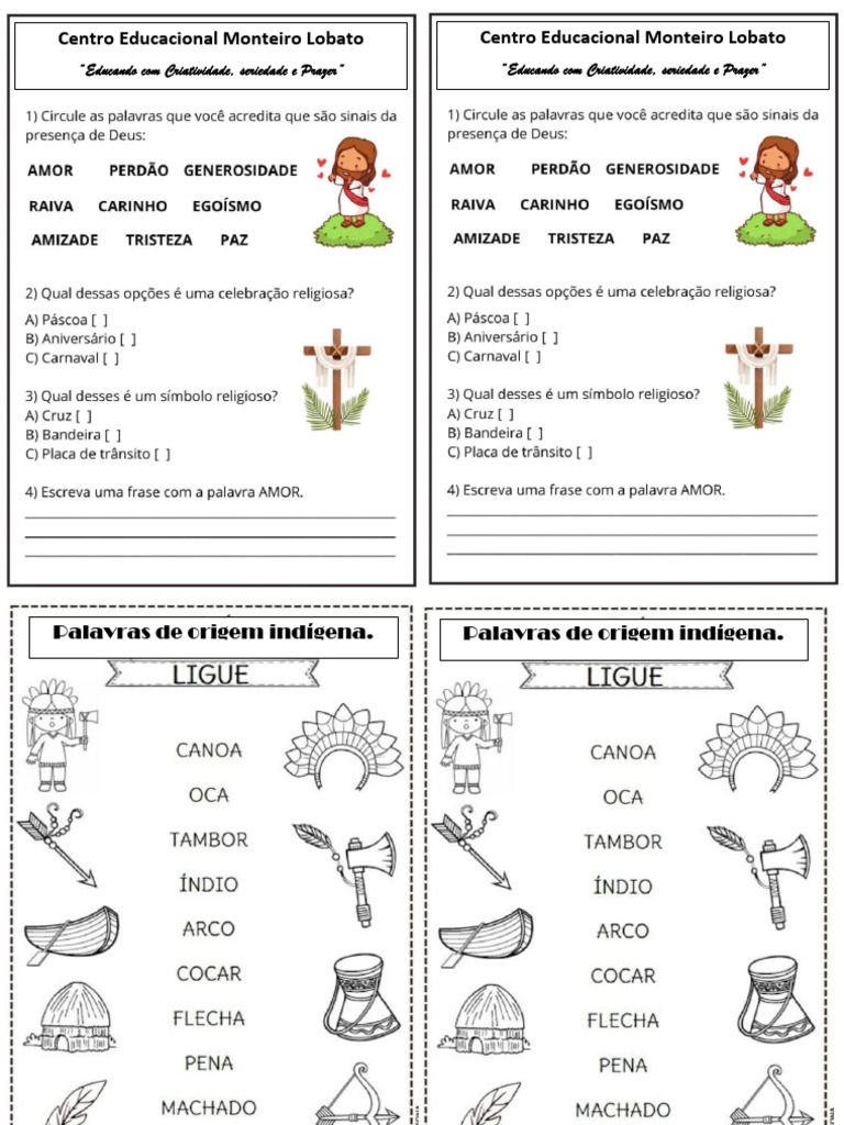 Palavras Indígenas e Educação Criativa | PDF