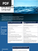 Oxfordaqa Gcse English As A Second Language Specification | PDF | English As A Second Or Foreign ...