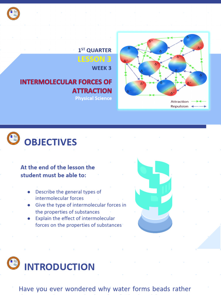 Intermolecular Forces in Physical Science | PDF | Intermolecular Force ...