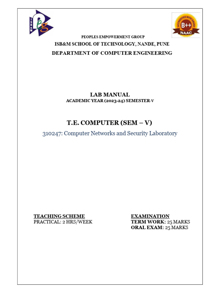 CNS_LAB.pdf | PDF | Network Topology | Ip Address