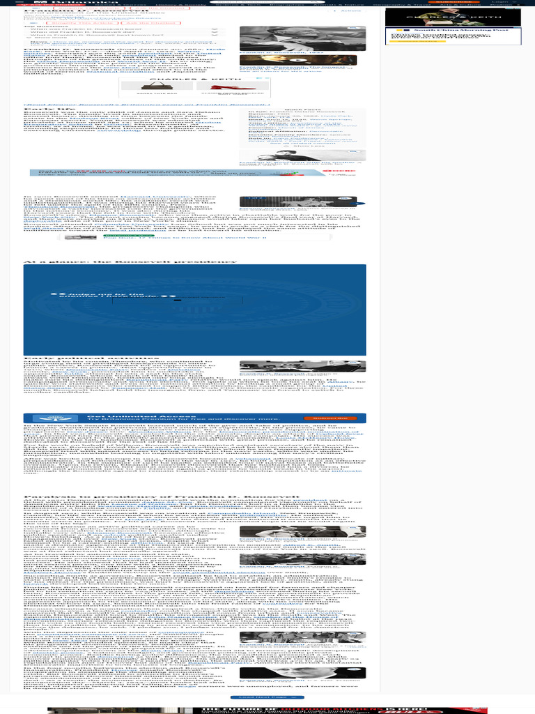 Franklin D. Roosevelt Biography, Accomplishments, New Deal, Great ...