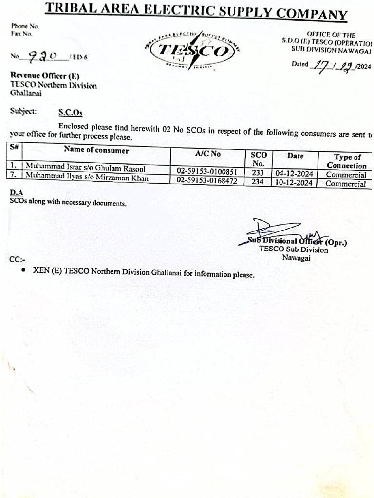 SCOs 17-12-2024 | PDF