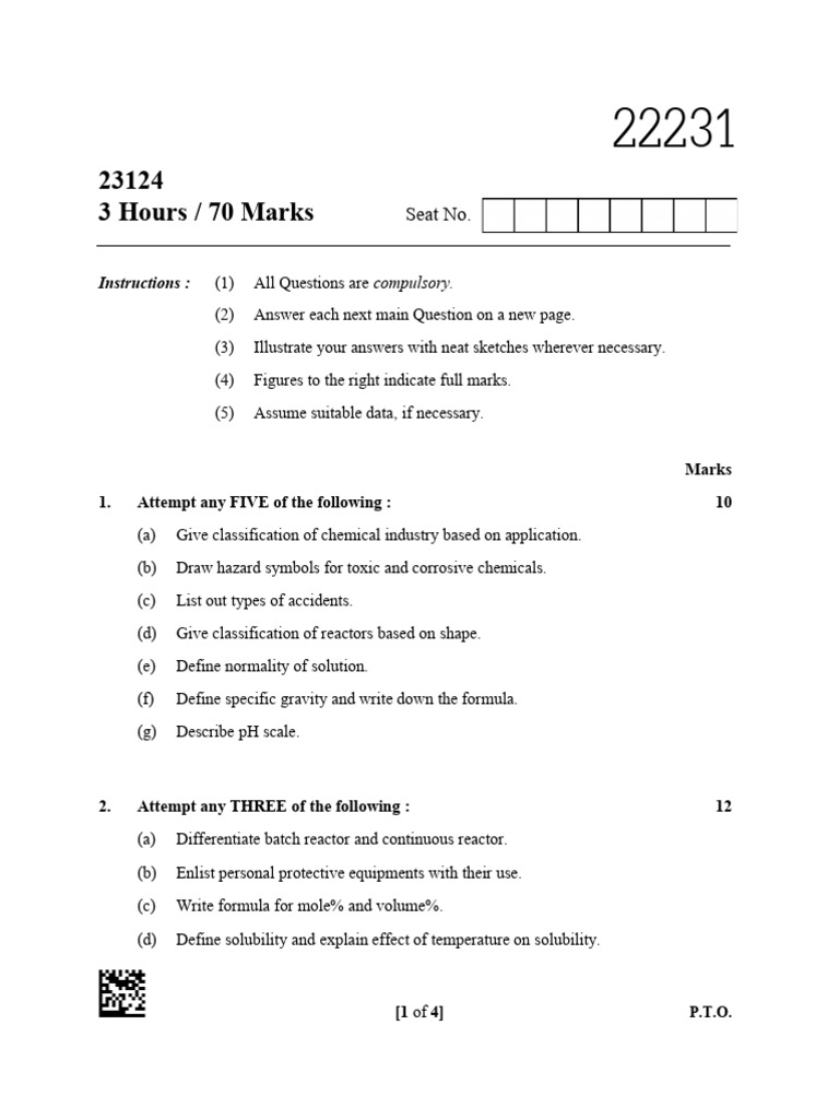 2023 Winter Question Paper (Msbte Study Resources) | PDF | Sodium | Solubility