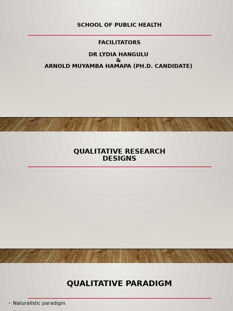 Qualitative Research Methods & Designs Lecture Amh | PDF | Qualitative Research | Sampling ...