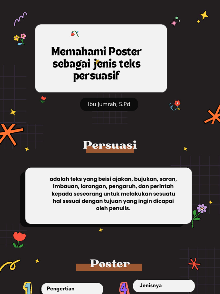 Materis Poster Presentasi | PDF