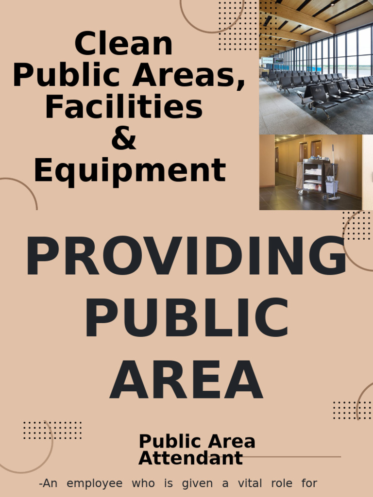 LO5 Clean Public Areas Facilities and Equipment | PDF | Housekeeping