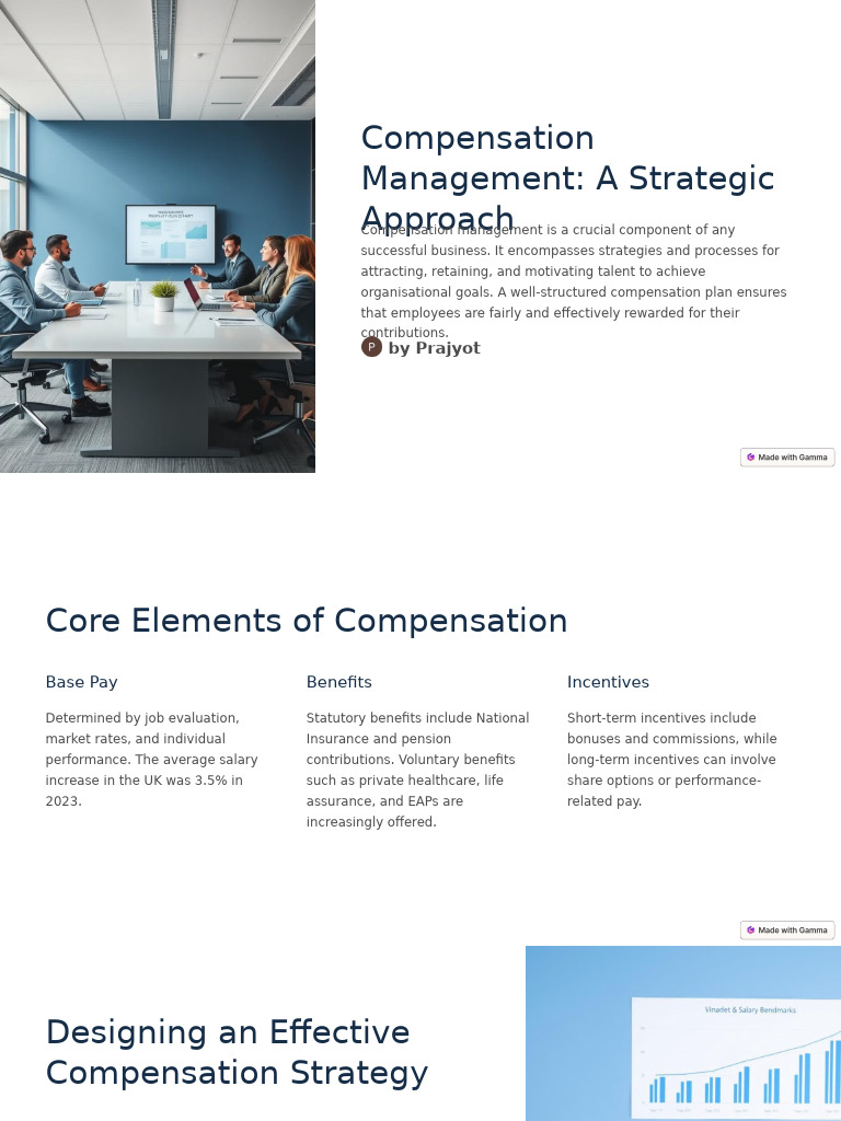 Compensation Management A Strategic Approach | PDF