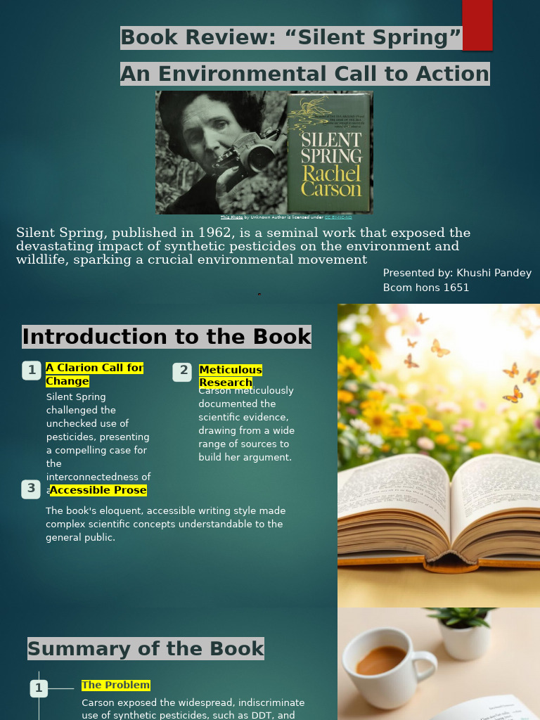 Silent Spring: A Call for Environmental Action | PDF | Sustainability ...