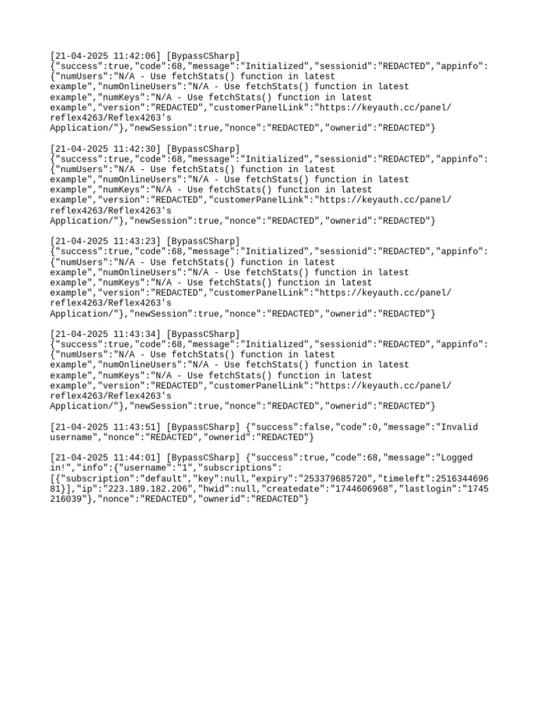 KeyAuth C++ Integration Example | PDF