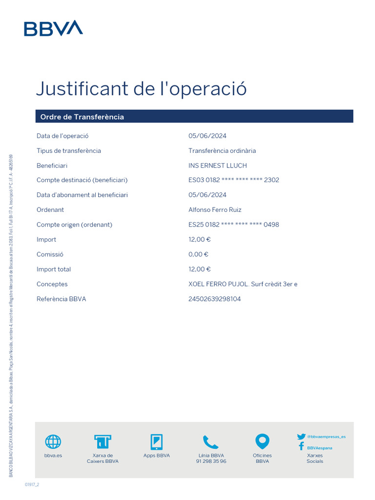 Justificant | PDF