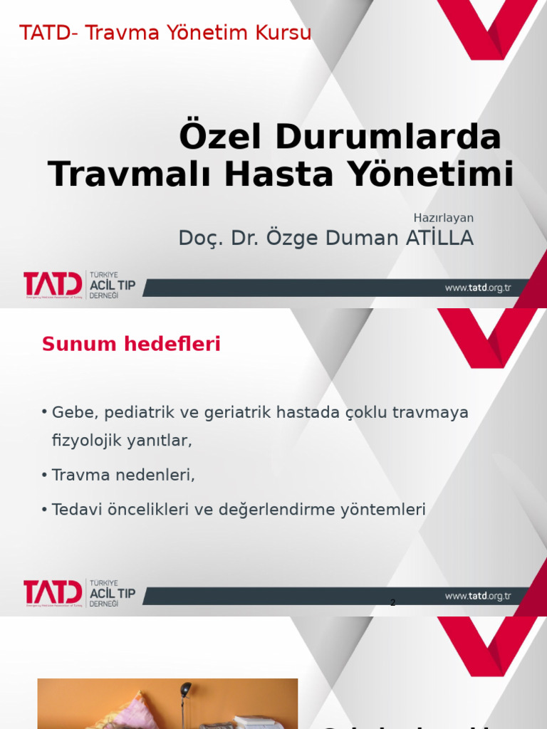 11-Özel Durumlarda Travma, Revize ODA 190131 | PDF