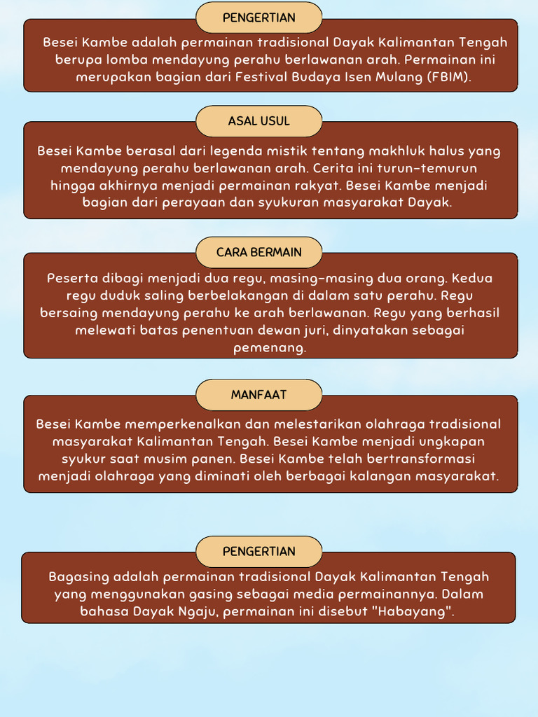Materi Permainan Tradisional | PDF