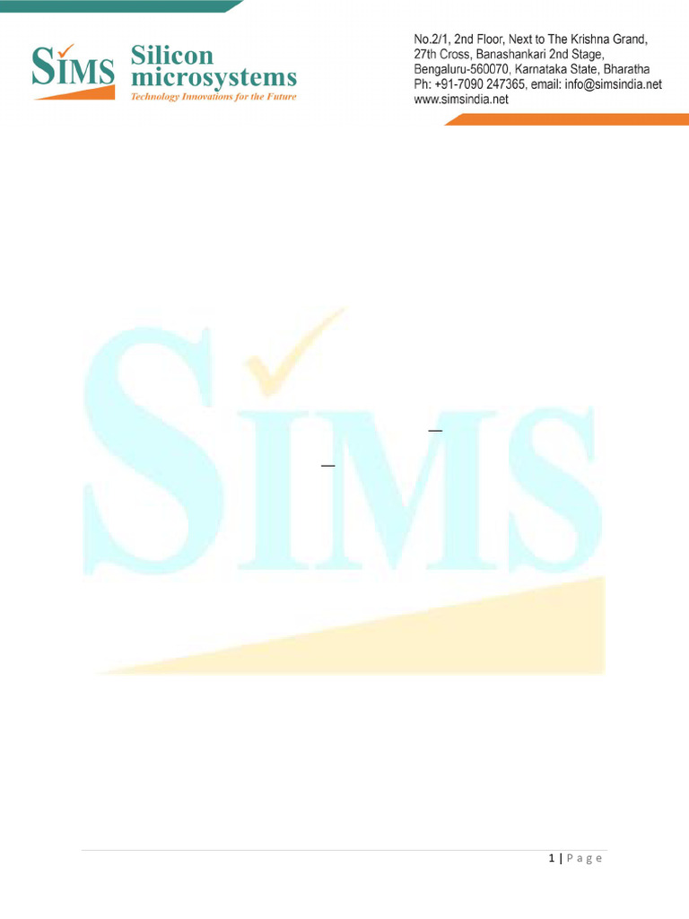 Silicon Microsystems Company Profile | PDF | Business