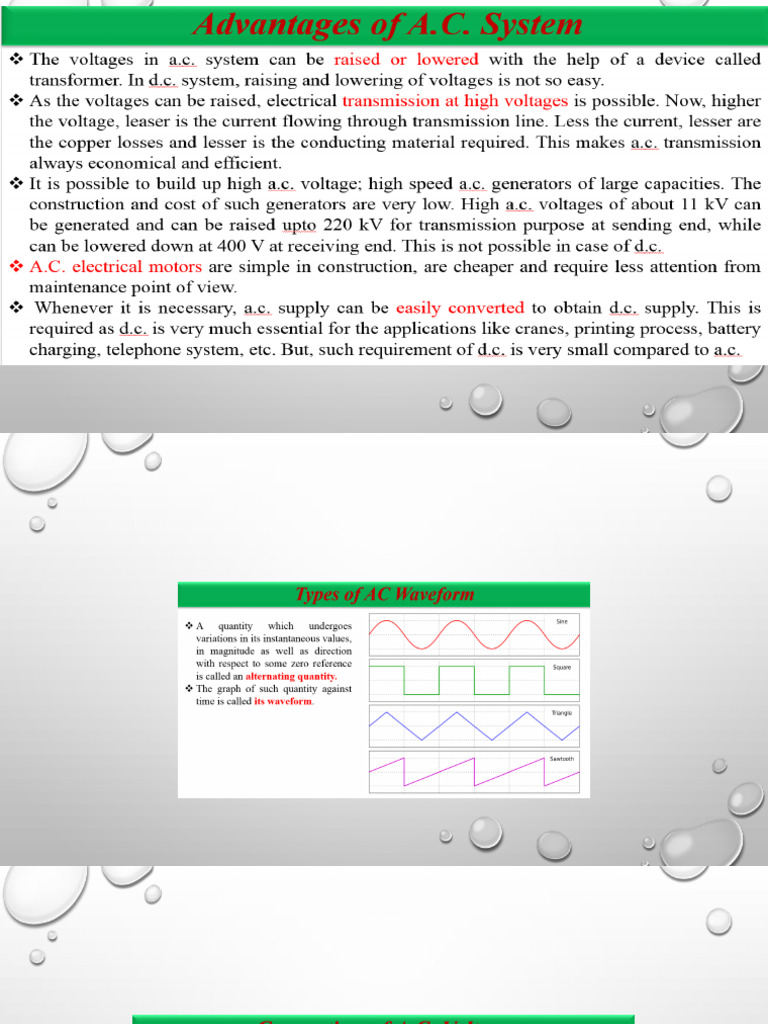Ac Generation, Terms | PDF