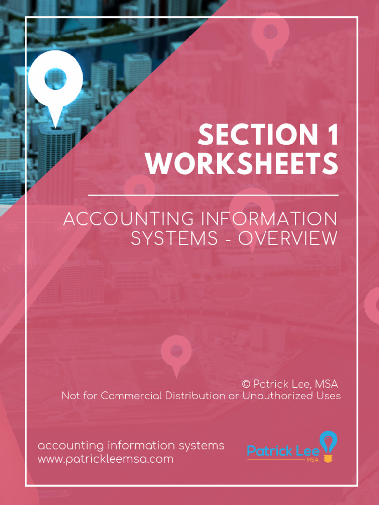 Section 1 - Accounting Information Systems - Overview | PDF | Information | System