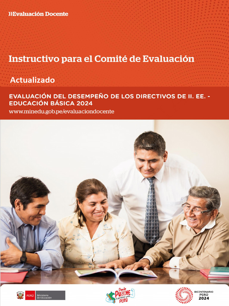 Instructivo para El CE EDDIR IE EB 2024 Actualizado | PDF | Evaluación ...