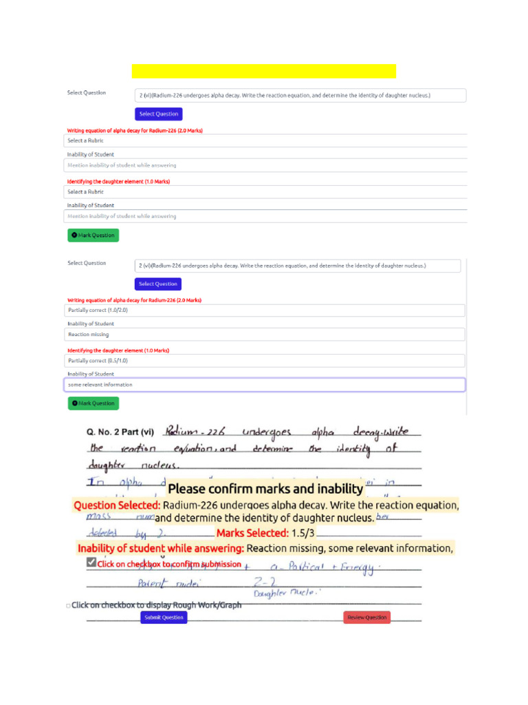 How To Mark Short Questions in FBISE 2025 | PDF