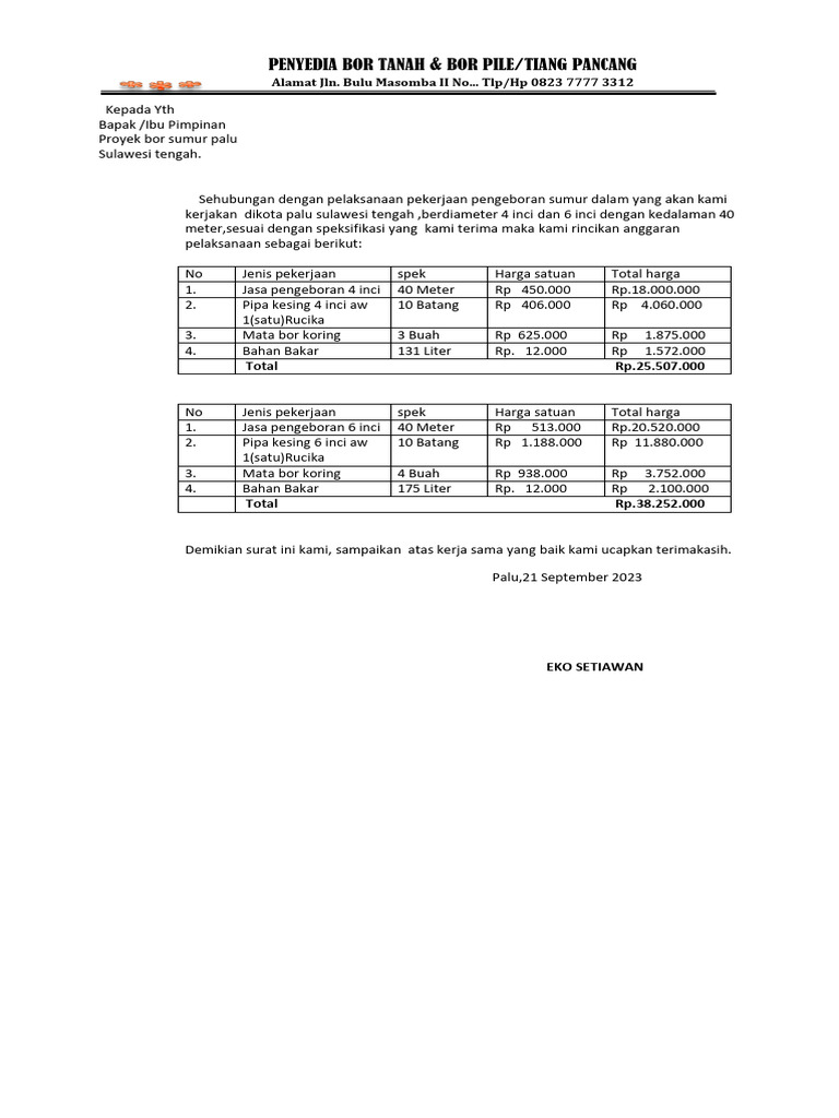 Rab Sumur Finish | PDF