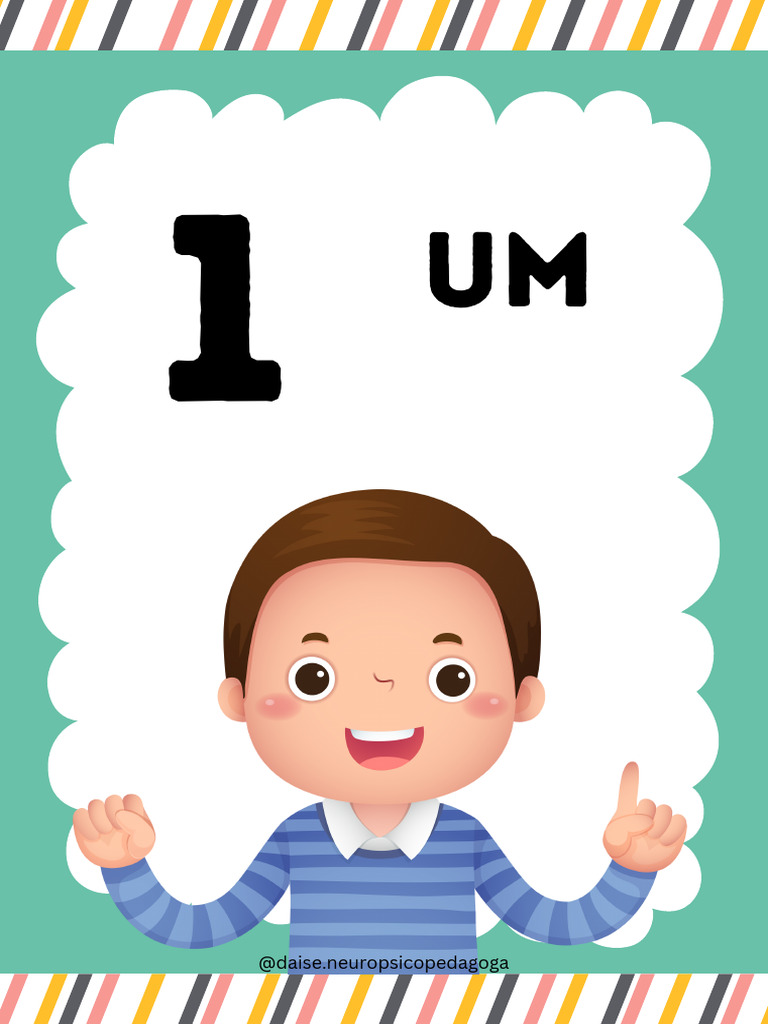 Números de 1 A 10 | PDF