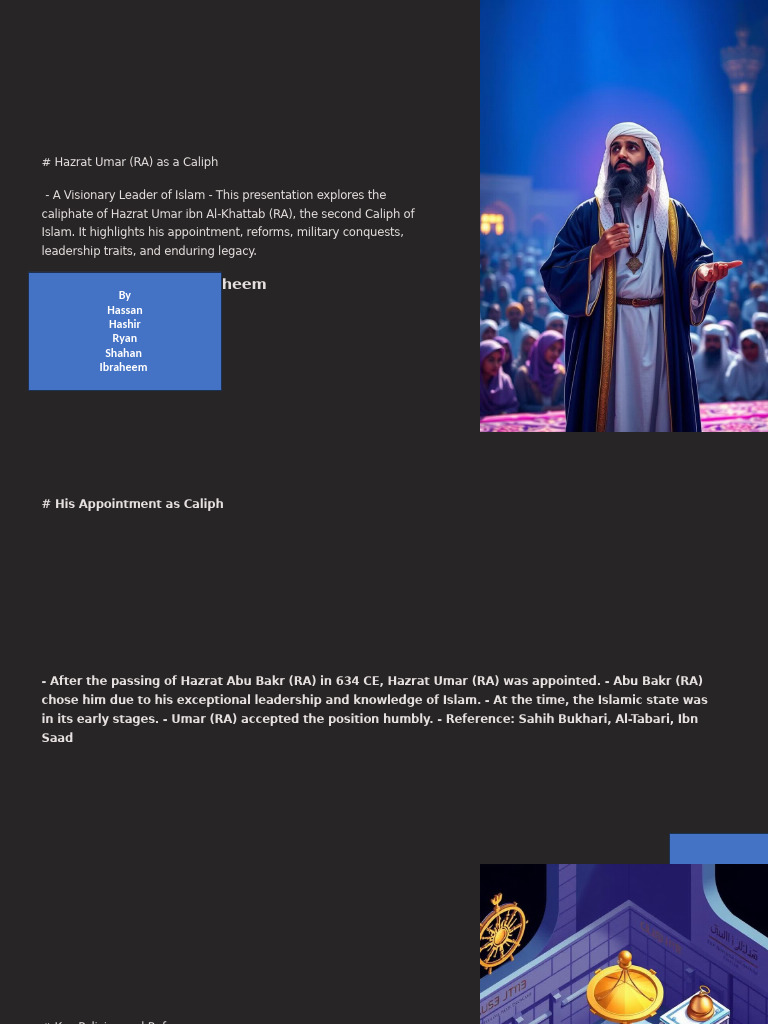 isl Hazrat umar R.a Ppt | PDF