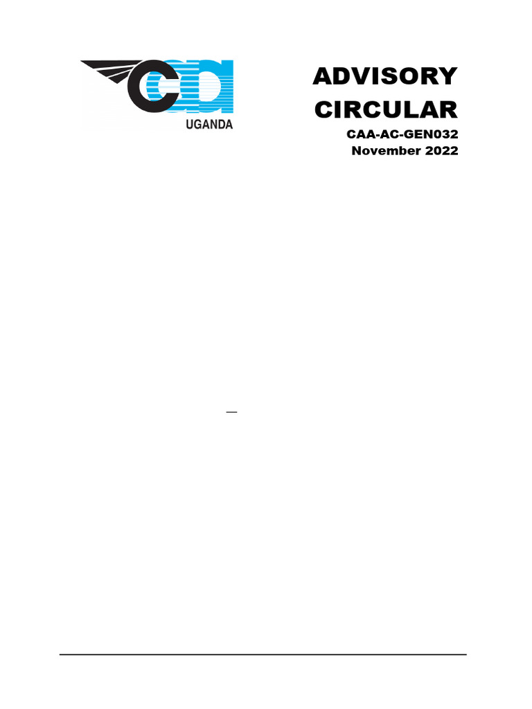 CAA AC GEN032 Process Application Transportation of DG by Air | PDF ...
