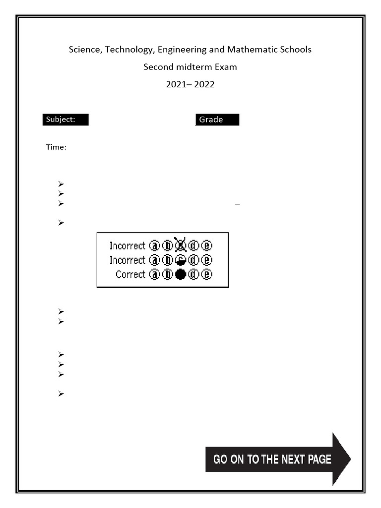 2nd Midterm Exam 2021-2022without Ans | PDF | Ore | Nature