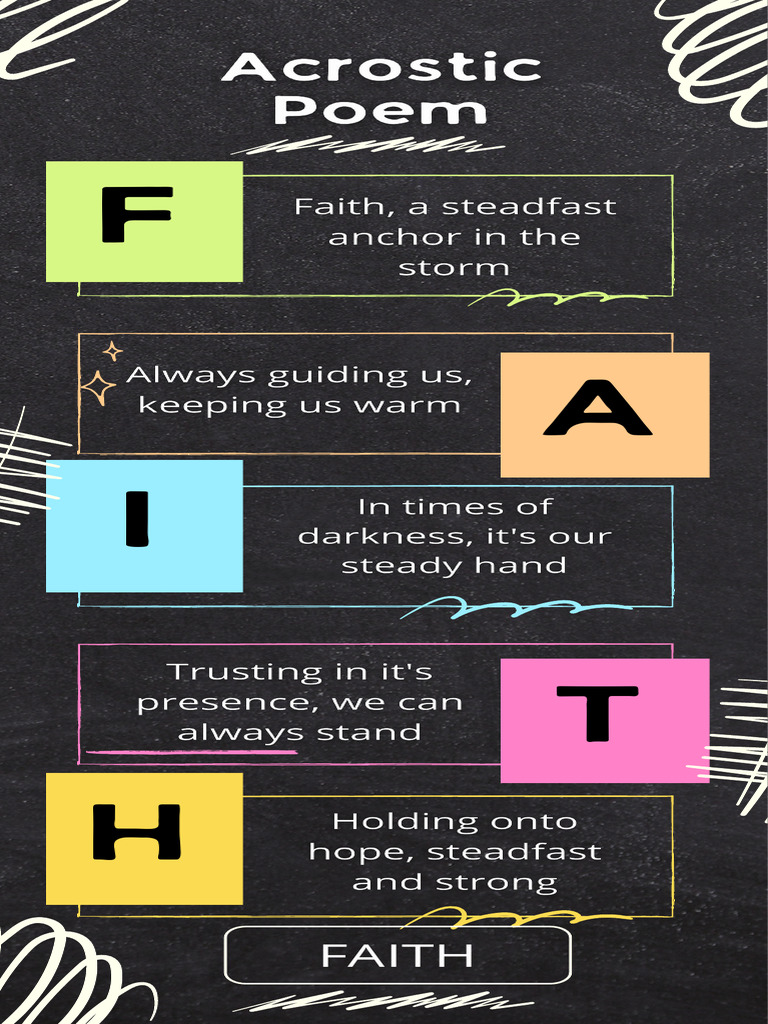 FAITH Acrostic Poem | PDF