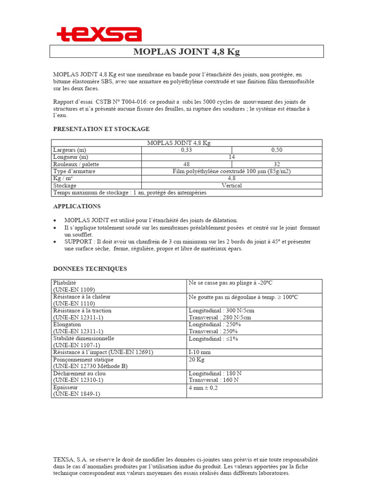Moplas Joint 4,8 KG | PDF