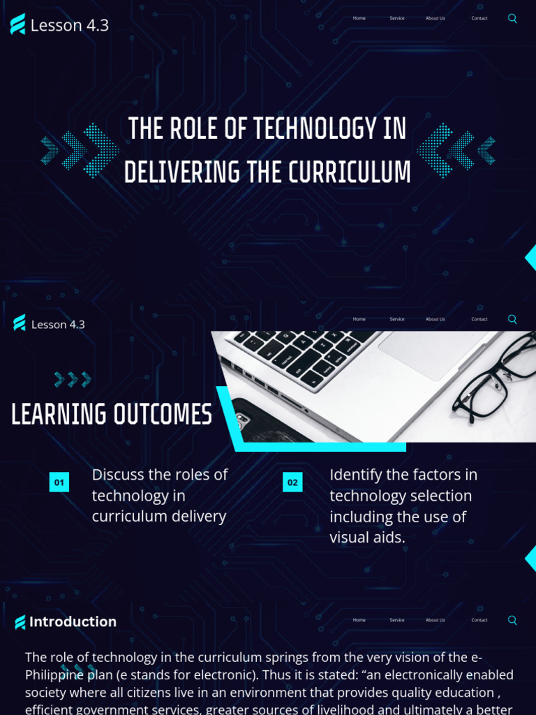 Lesson4.3 (The Role of Technology in Curriculum Delivery) | PDF ...