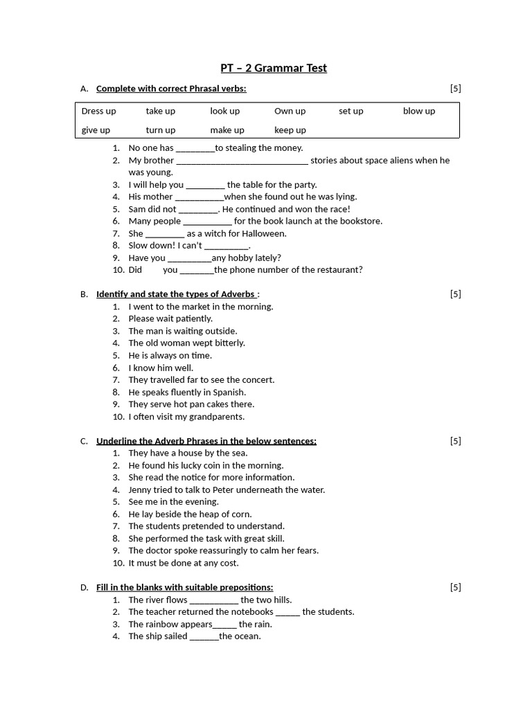 English Grammar Revision PT-2 | PDF | English Grammar | Linguistics