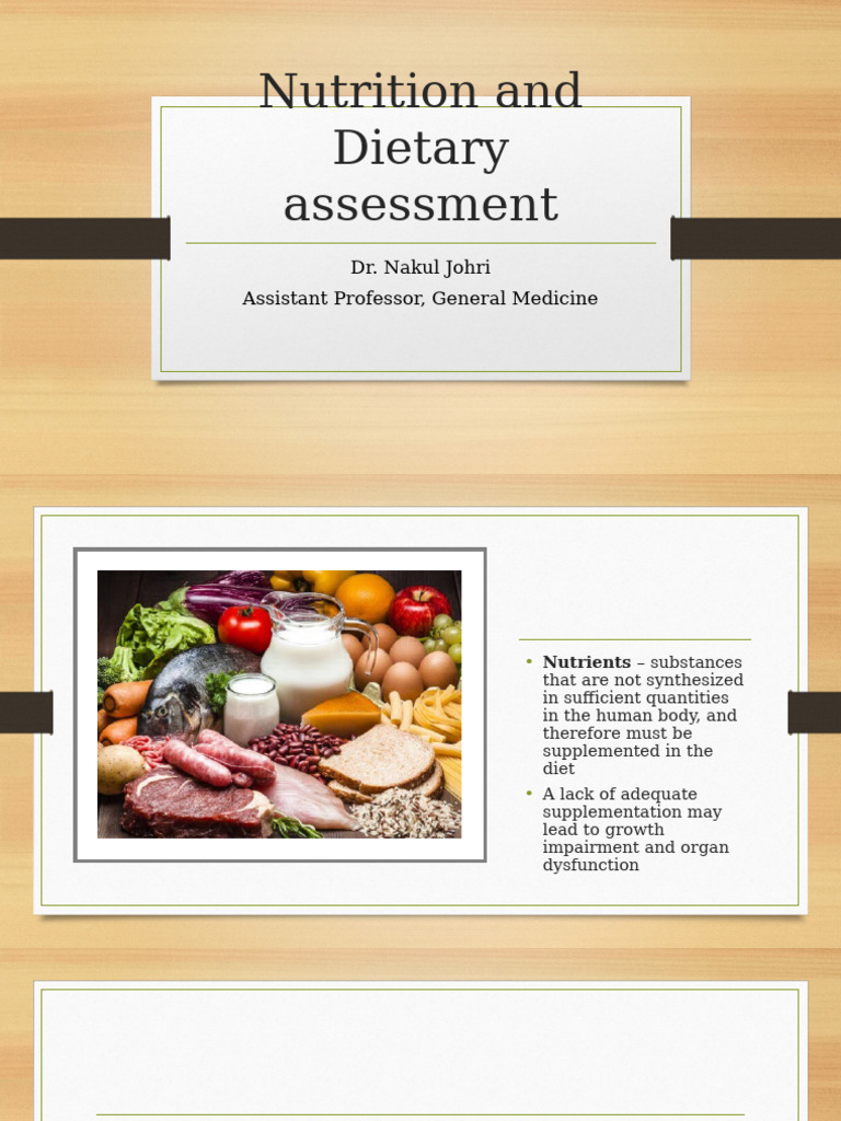 Nutrition and Dietary Assessment Guide | PDF | Nutrients | Human Nutrition