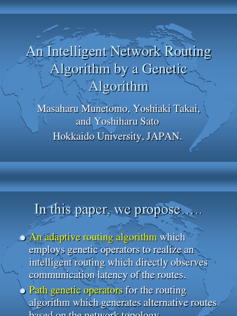 An Intelligent Network Routing Algorithm by A Genetic Algorithm | PDF ...