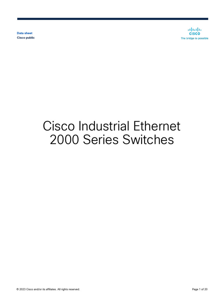 Datasheet_Cisco_Switch_IE-2000-16TC-G-E | PDF | Ip Address | I Pv6
