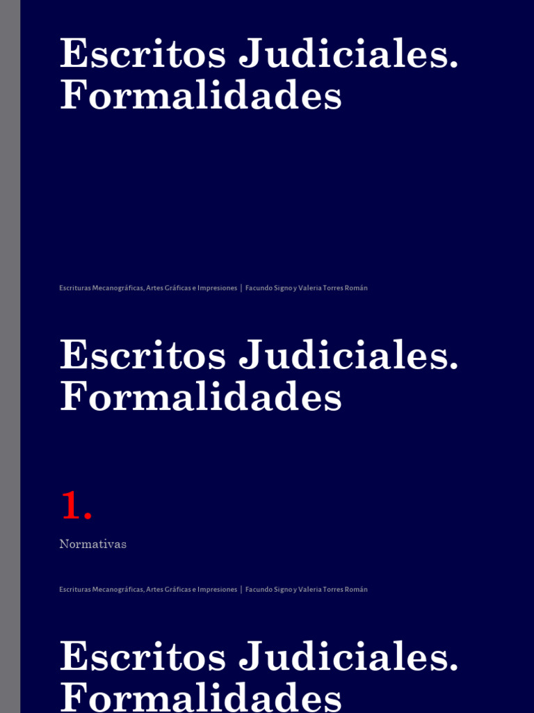 Escritos Judiciales | PDF